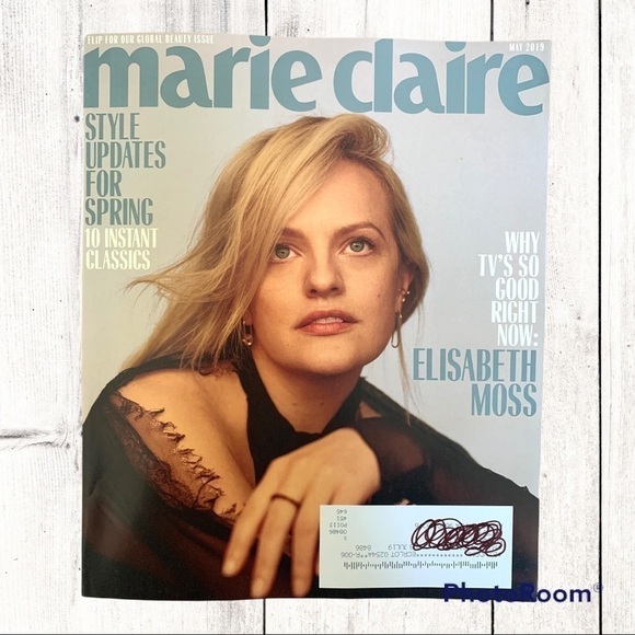 Marie Claire | Other | Marie Claire Magazineelisabeth Moss | Poshmark